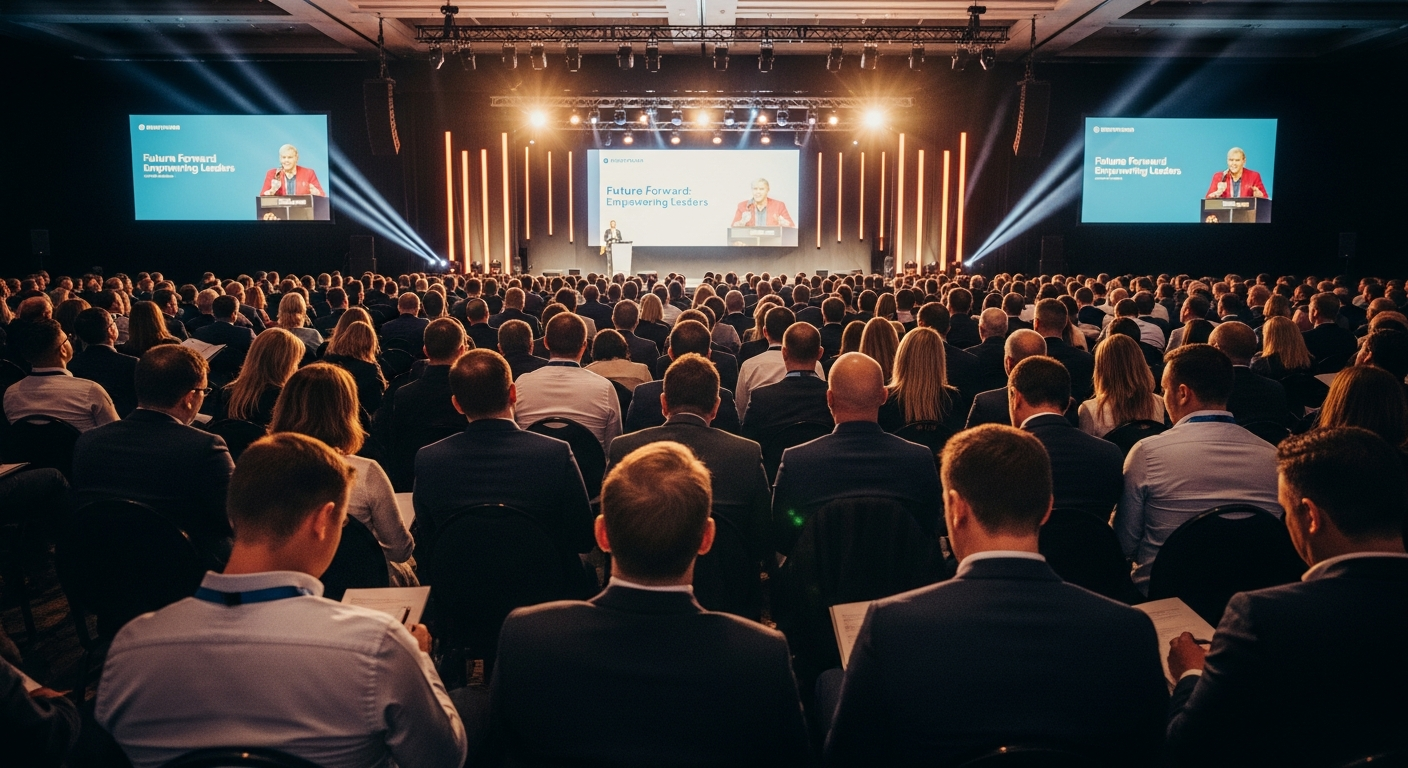 Conference gathering